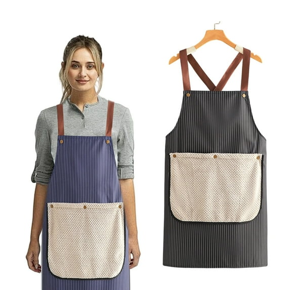blending aprons Essentials Aprons For Women With Pockets Removable ...