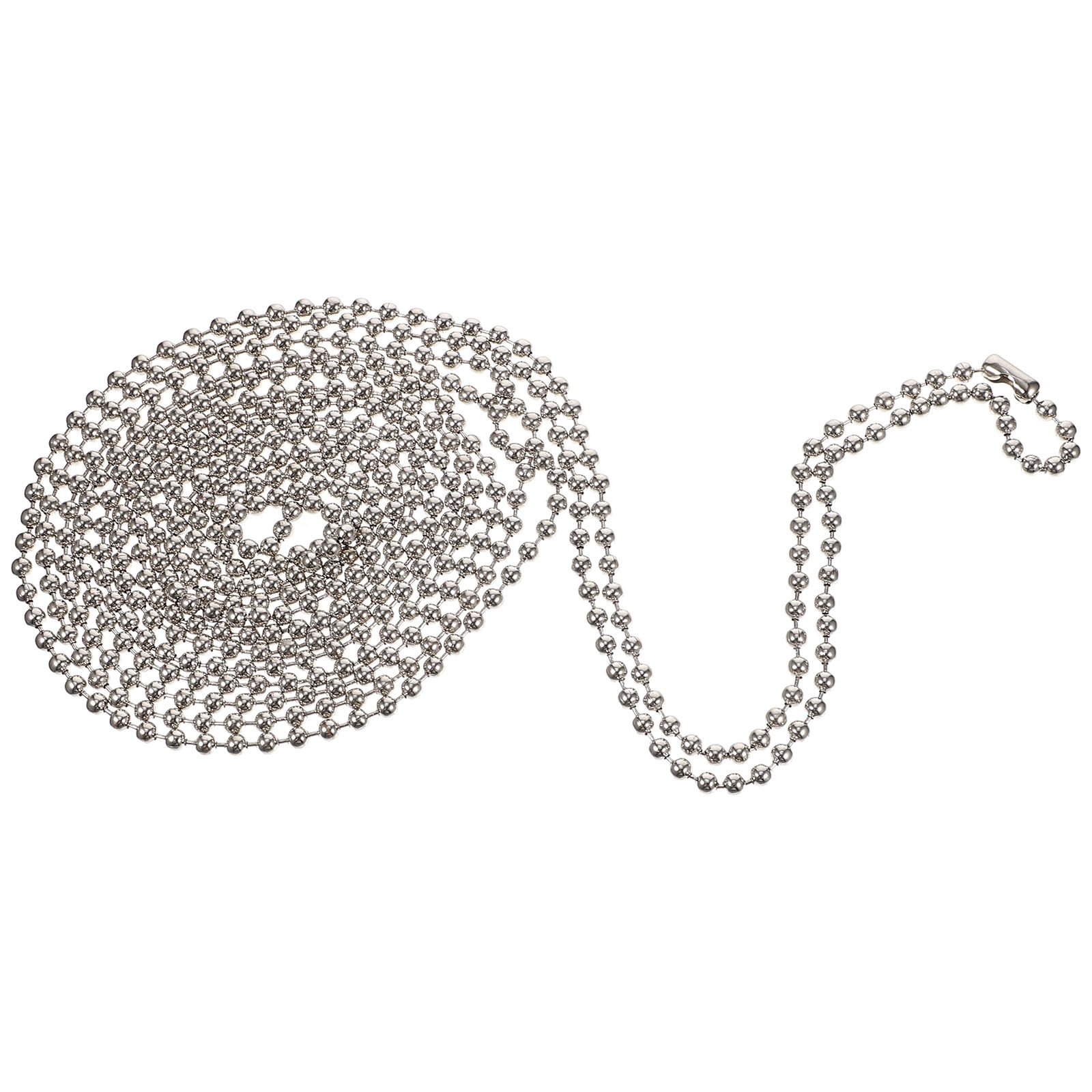 Silver Bead Chain for Decor Easy to Use and Cut Metal Material with ...
