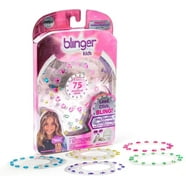 Blinger Hair Styling Tool Kit with 75 Glass Crystals | Easy and Safe ...