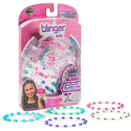 Blinger Hair Styling Tool Kit with 75 Glass Crystals | Easy and Safe ...