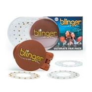 Blinger Hair Styling Tool Kit with 75 Glass Crystals | Easy and Safe ...