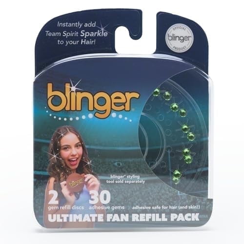 blinger® Ultimate Fan Refill Pack | 30 Dazzling Hair-Safe Glass ...