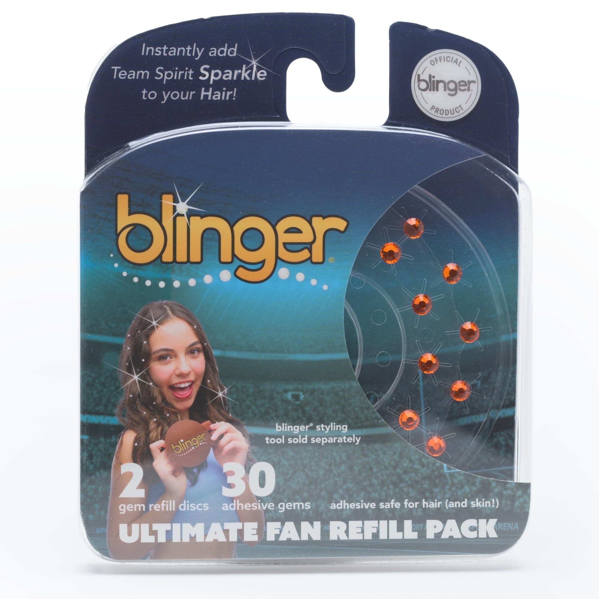 blinger® Ultimate Fan Refill Pack | 30 Dazzling Hair-Safe Glass ...
