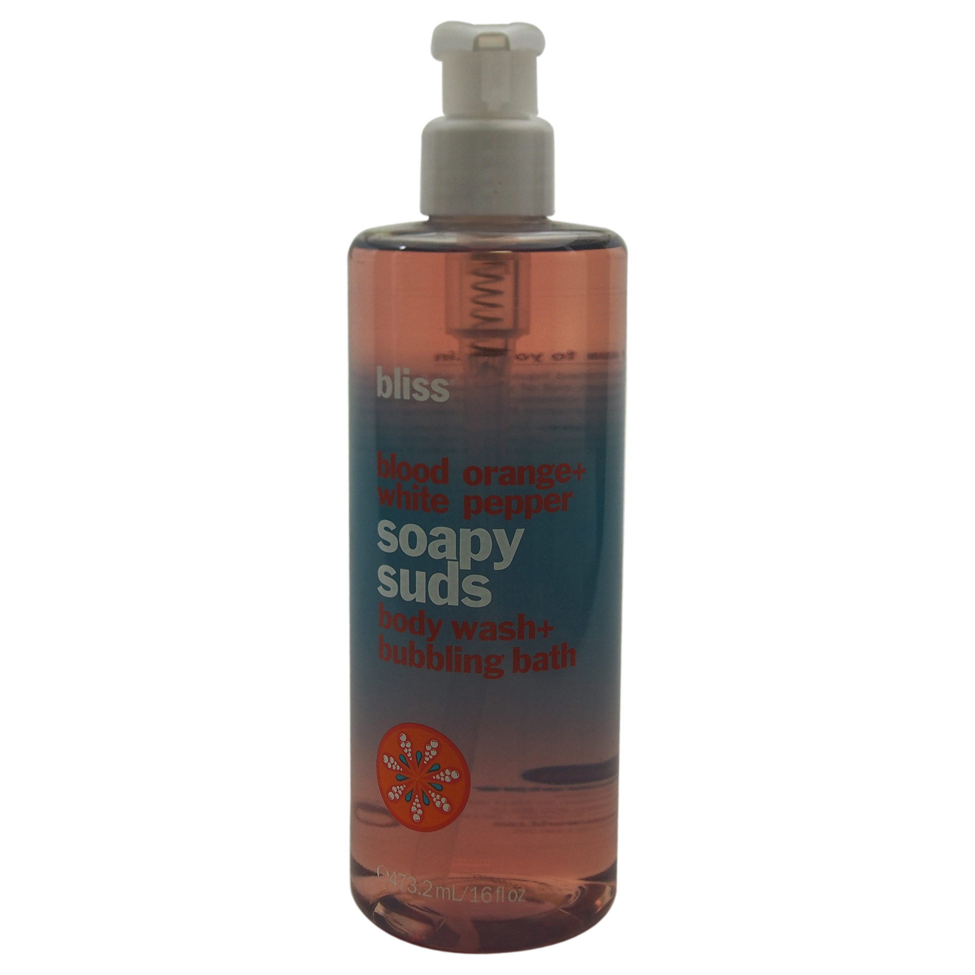 bliss Blood Orange+White Pepper Soapy Suds Body Wash+Bubbling Bath 16 ...