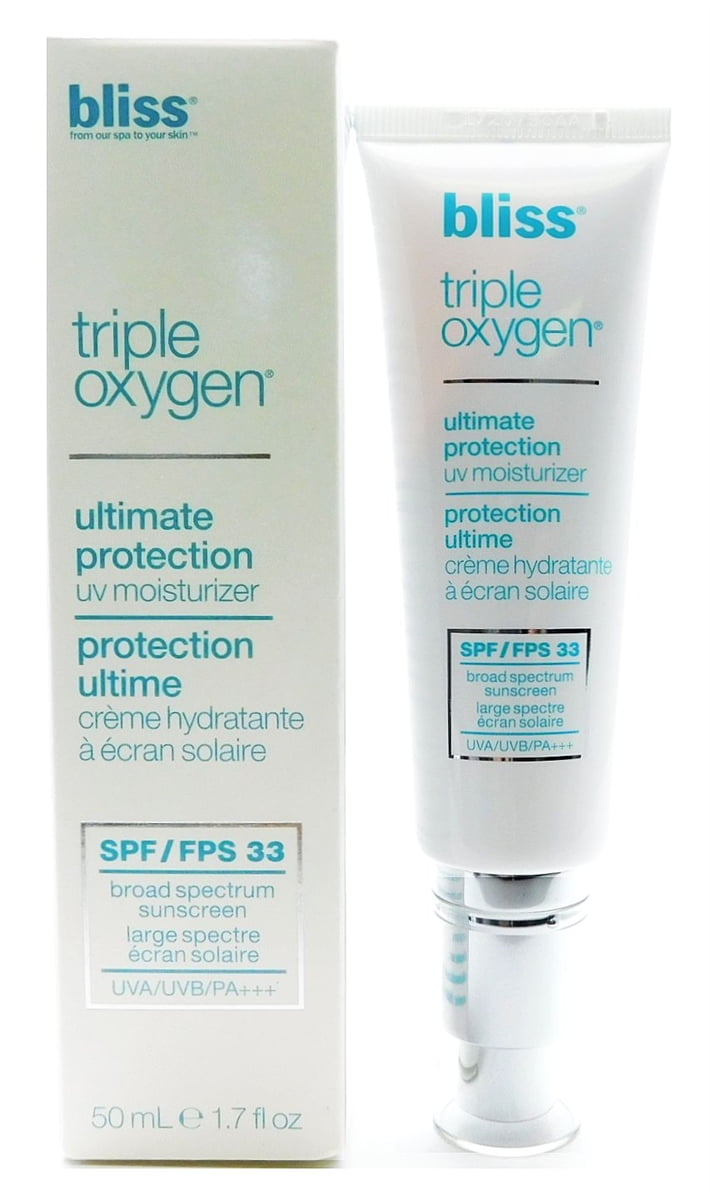 bliss Triple Oxygen Ultimate Protection UV Moisturizer SPF 33 1.7 Fl Oz ...