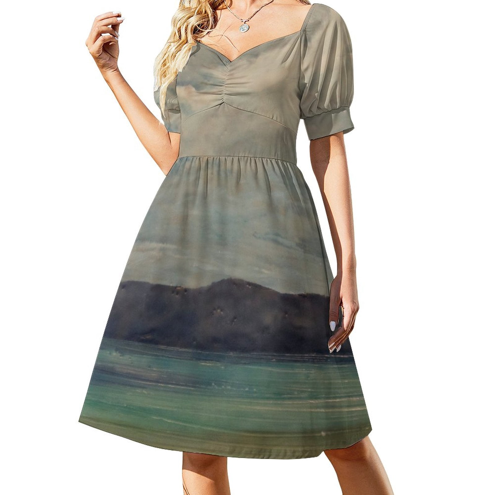 bliss - storm across the lake Sleeveless Dress women's summer dress ...