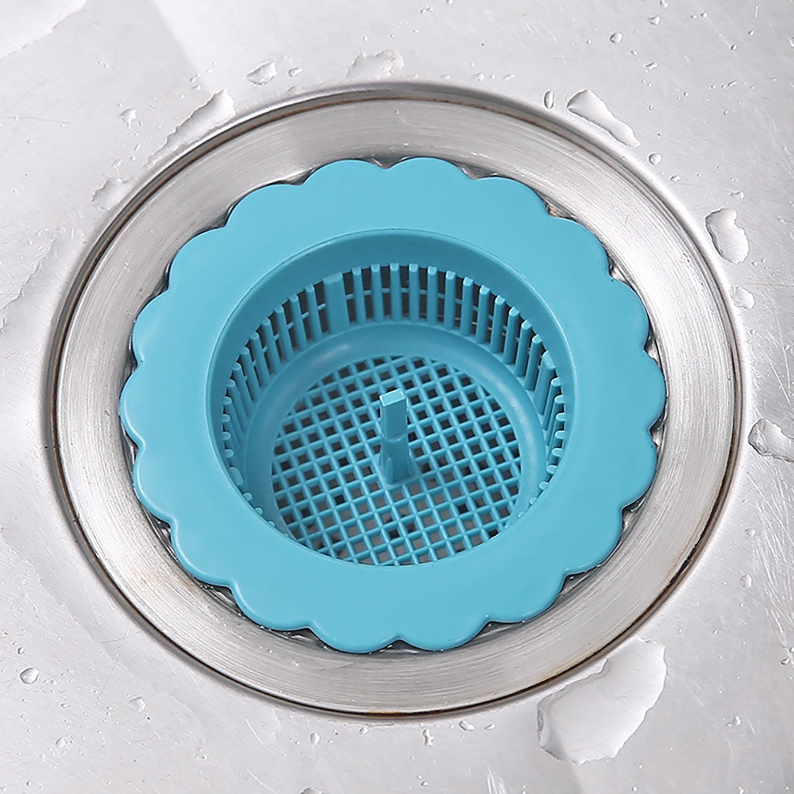 blocloalo Round Silicone Kitchen Strainer Diameter Sizes 3.54 inches ...