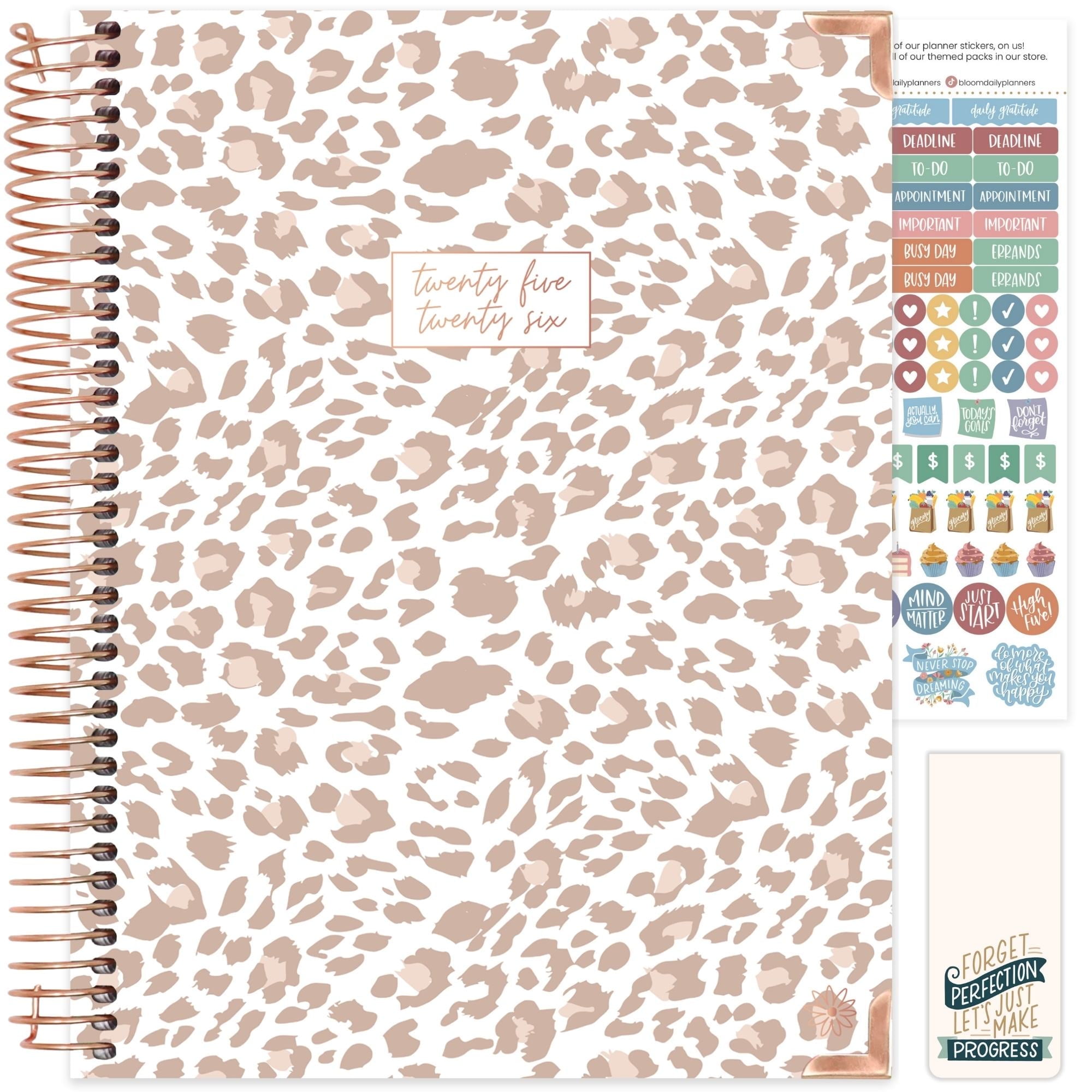 bloom daily planners 2025-26 Academic Planner, Hard Cover, 8.5" x 11 ...