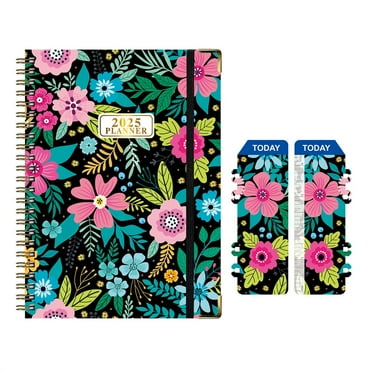 Harmony Daily Hardcover Planner, 8.75 x 7, Berry Cover, 12-Month (Jan ...
