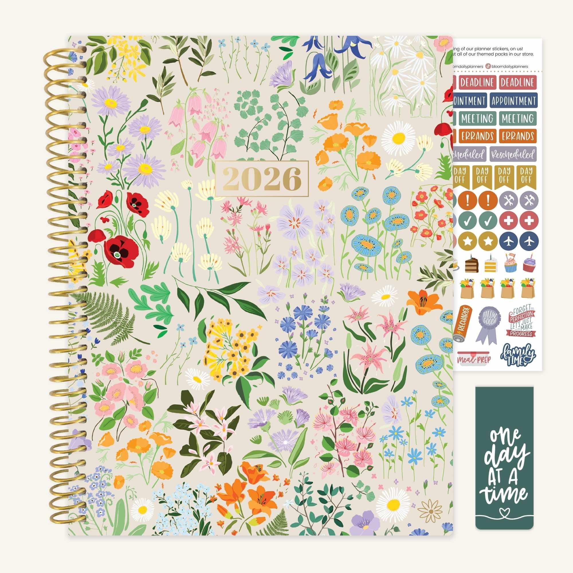 bloom daily planners 2026 Planner, 8.5" x 11", Weekly & Monthly Dated ...