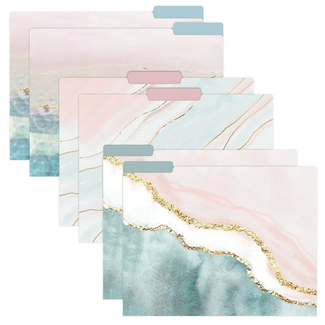 bloom daily planners File Folder Set, Ethereal Marble - Walmart.com