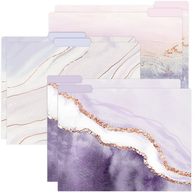 bloom daily planners File Folder Set, Lavender Daydream - Walmart.com