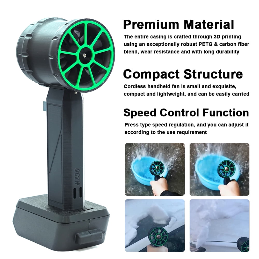 blower,With / 18v 50mm Motor Fan Handheld Car Blower Fan Car Blower ...