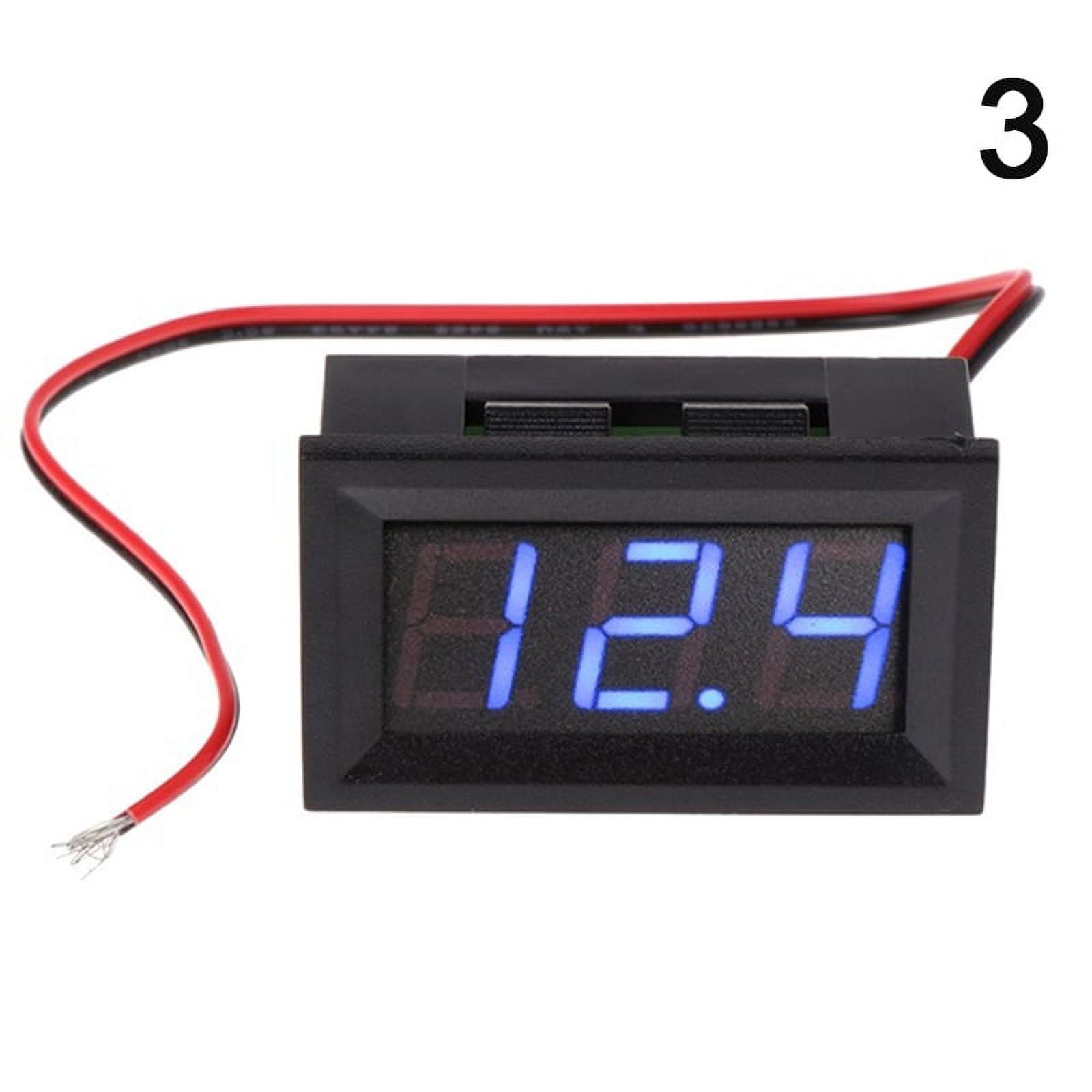 (blue) 0.56 in Digital Voltmeter Ammeter DC Panel Amp Volt Voltage ...