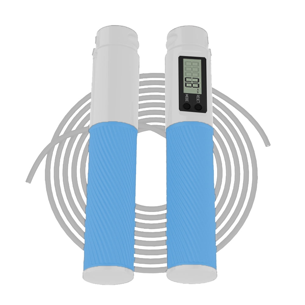 blue Jump Rope with Counter. For Workout， Exercise and Fitness ...