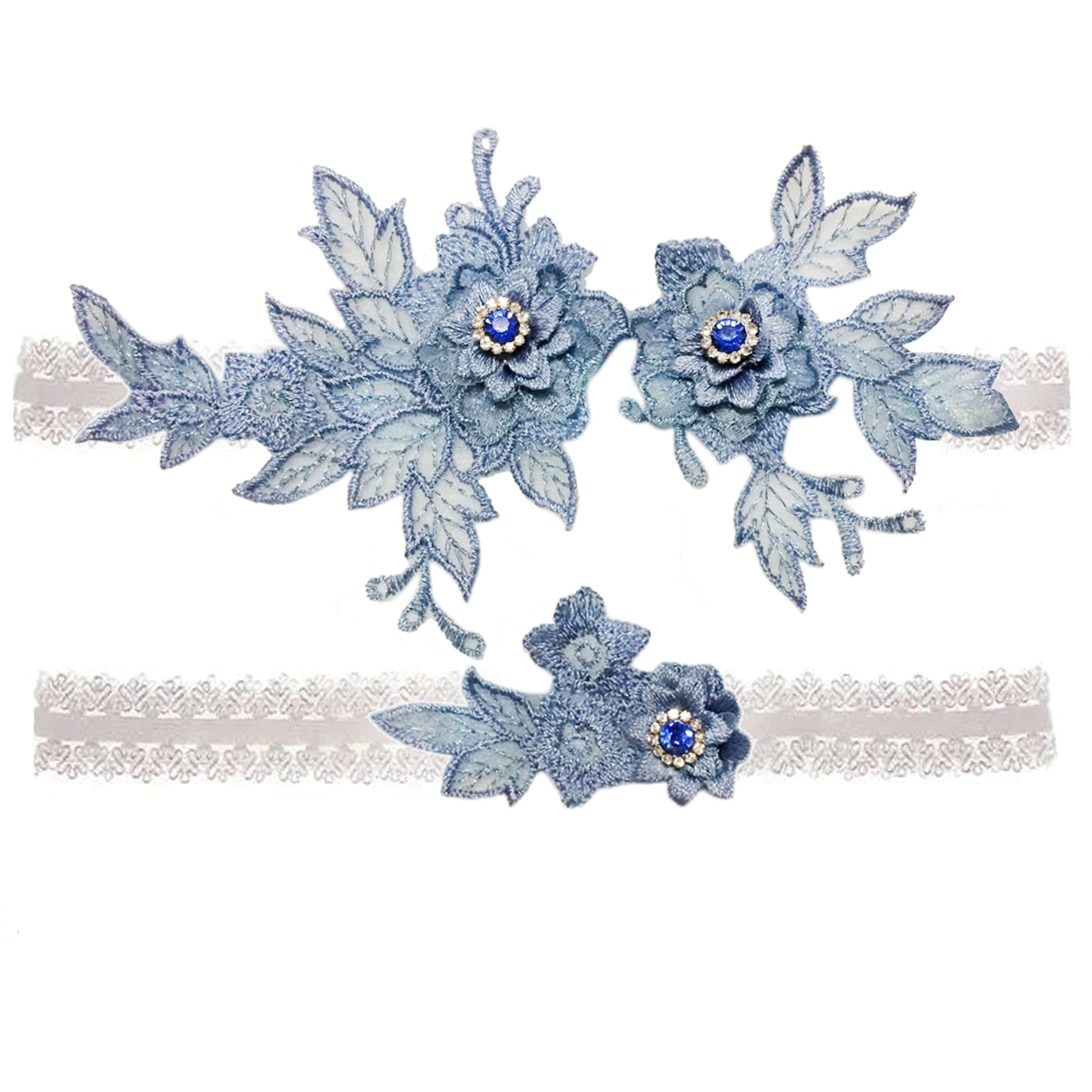blue-a Garters for Bride Wedding Garter Lace Bridal Garter Party Leg ...
