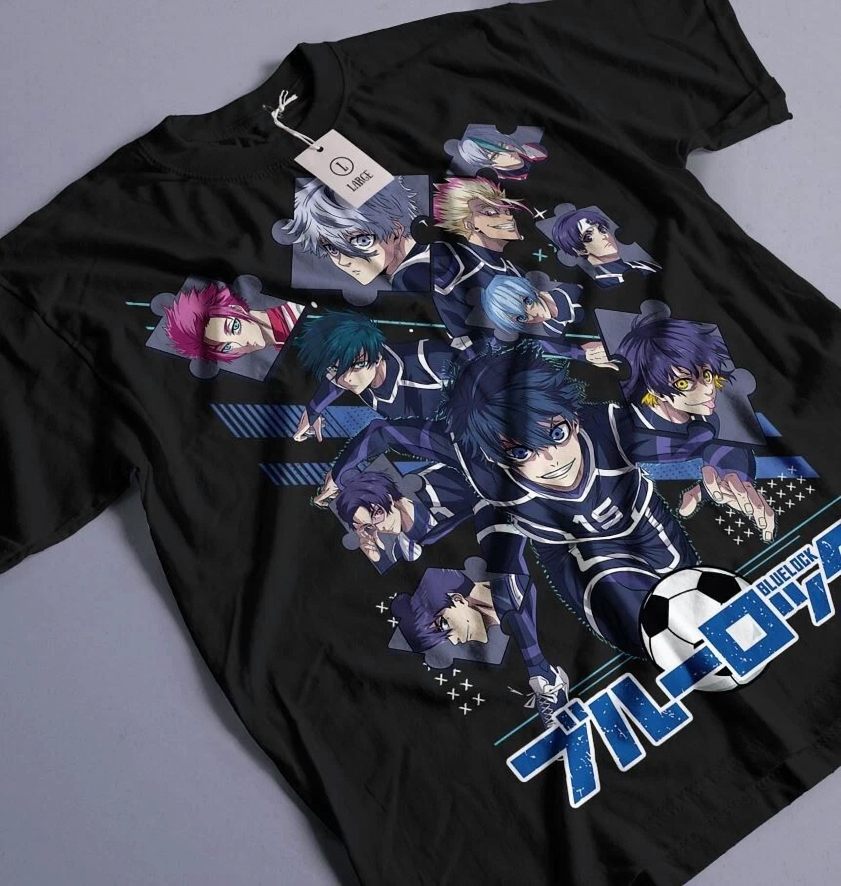 blue lock Team T-shirt Yoichi Isagi Meguru Bachira Kunigami Rin I Anime ...