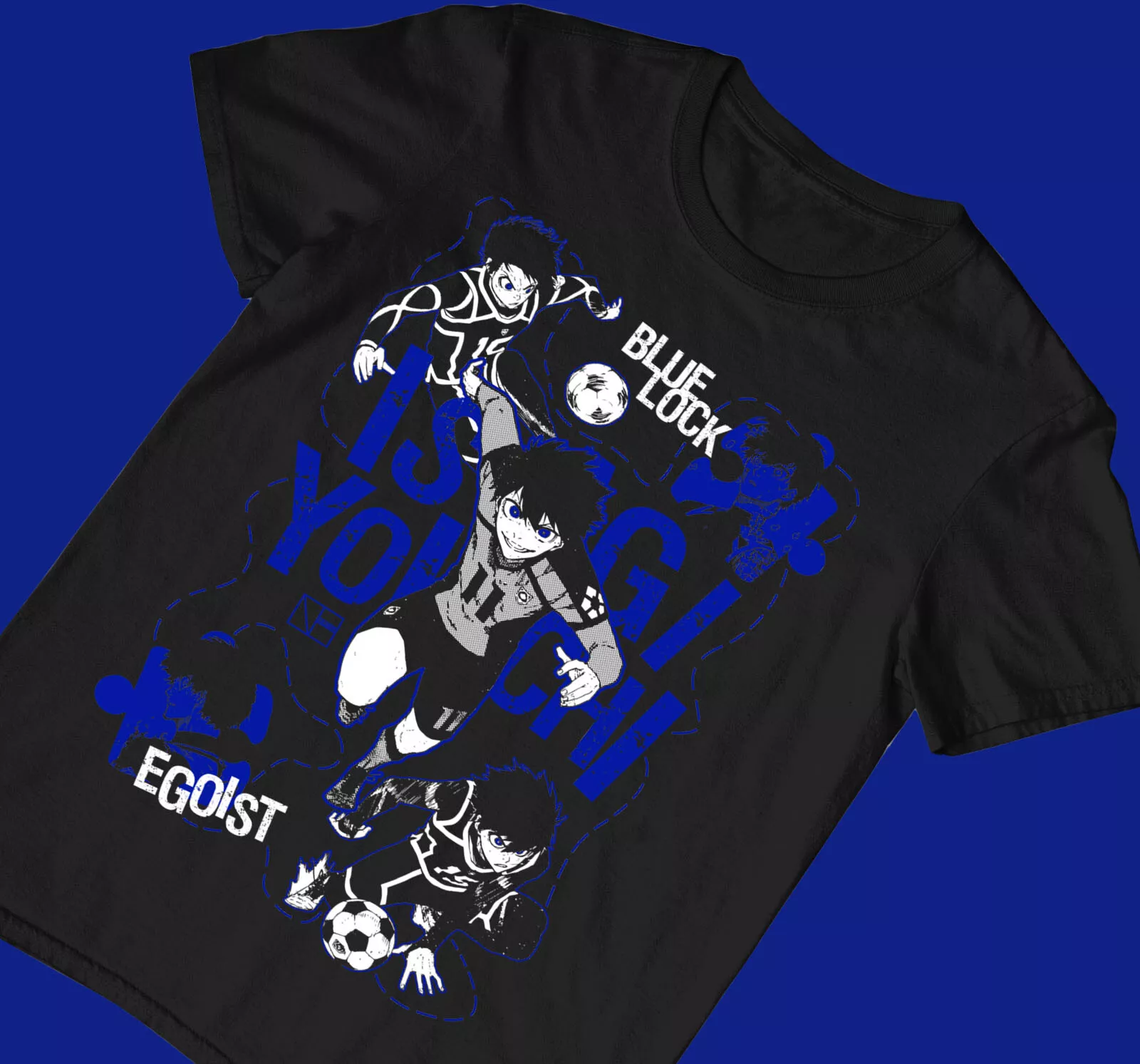 blue lock isagi yoichi New T-shirt anime,football, japan,otaku,haikyuu ...