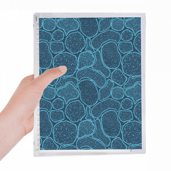blue microscope cells structure illustration notebook loose diary ...