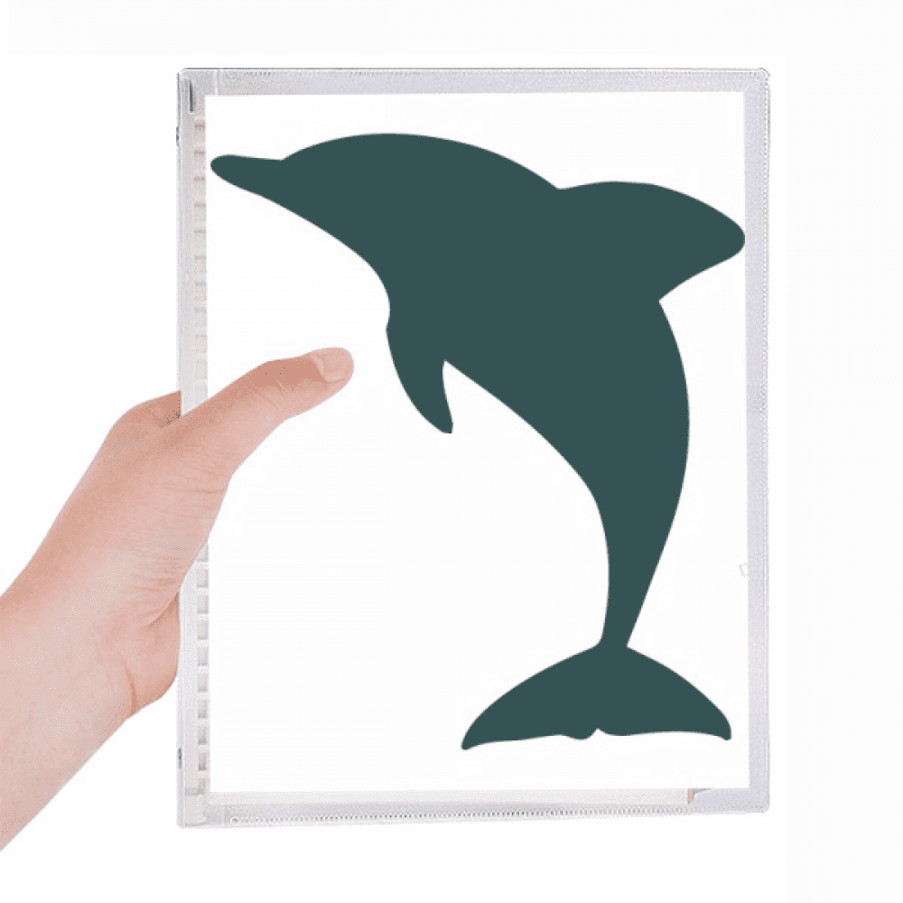 blue ocean docile cute dolphin notebook loose diary refillable journal ...