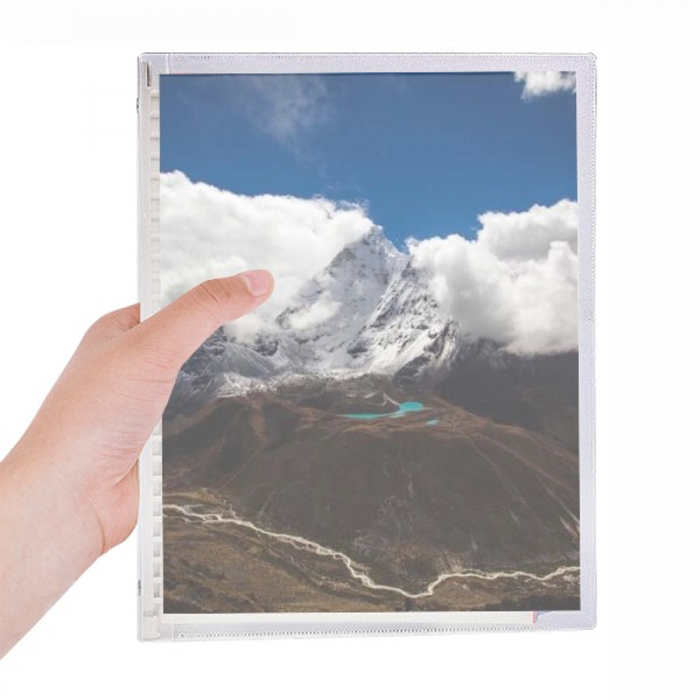 blue ry science nature scenery notebook loose diary refillable journal ...