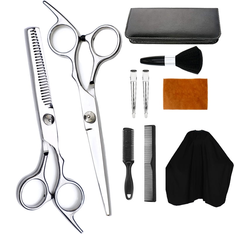 blue screw 10 pcs Hairdressing Scissors 6 Inch Hair Scissors ...