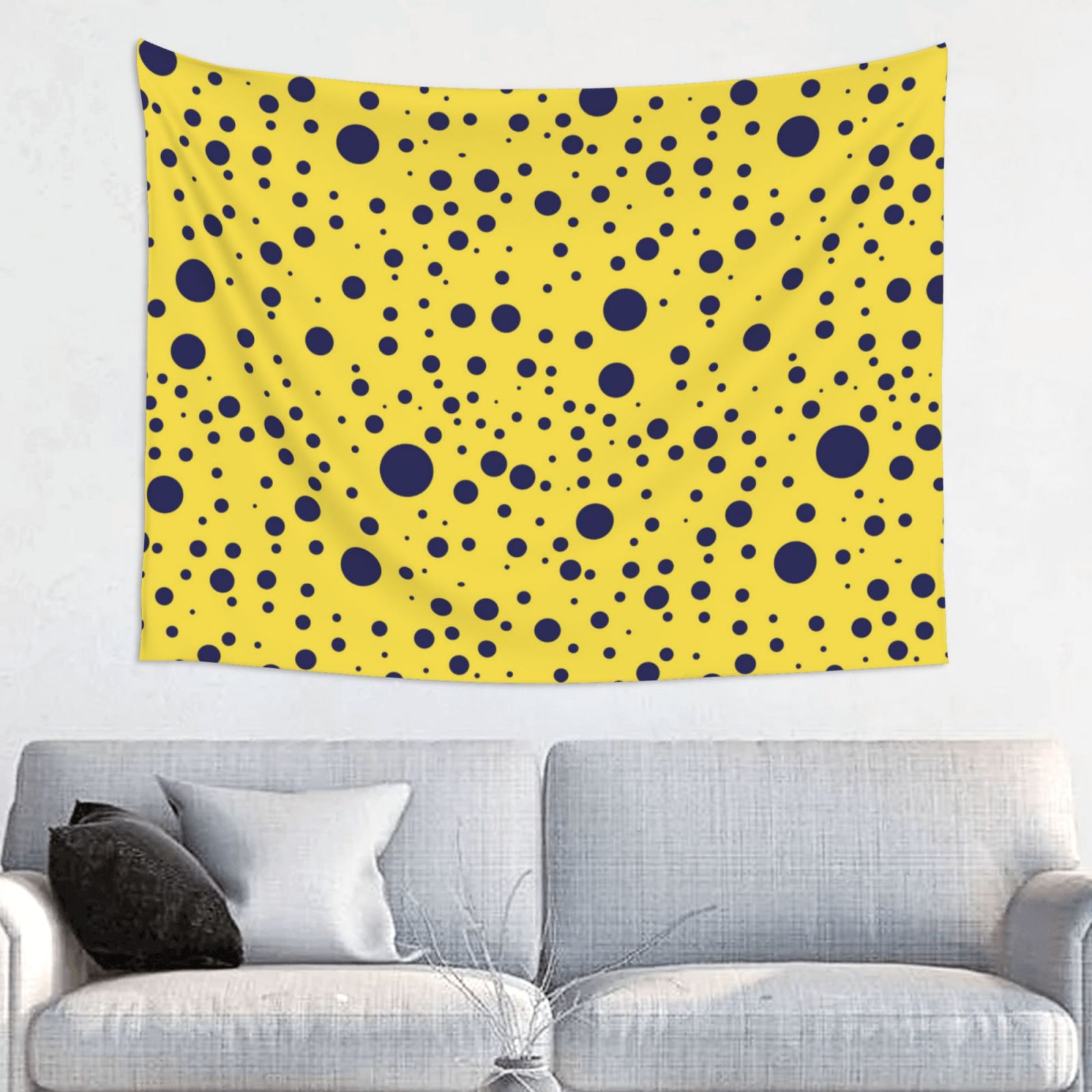 blue spots Wall Tapestry for Bedroom Aesthetic - Tapestry Aesthetic ...