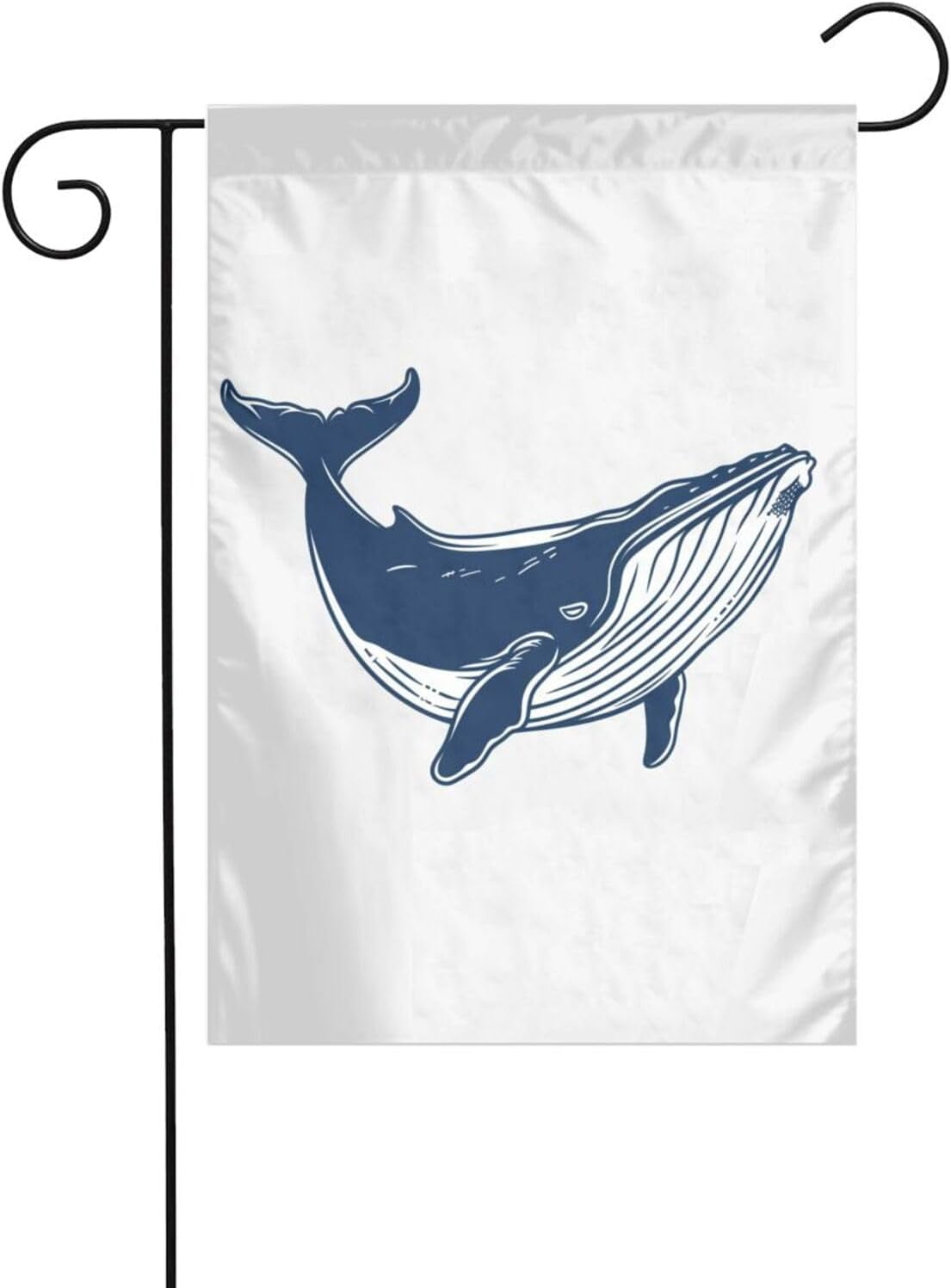 blue whale Garden Flags Double Sided,Garden Flags for All Seasons ...
