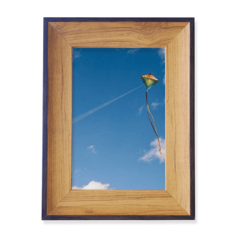 blue white clouds kite photo frame exhibition display art desktop ...