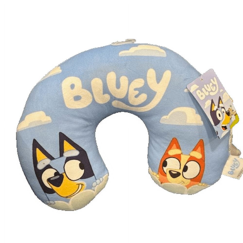 bbc studios Bluey Kids Neck Pillow, Lightweight U-Shape Support ...