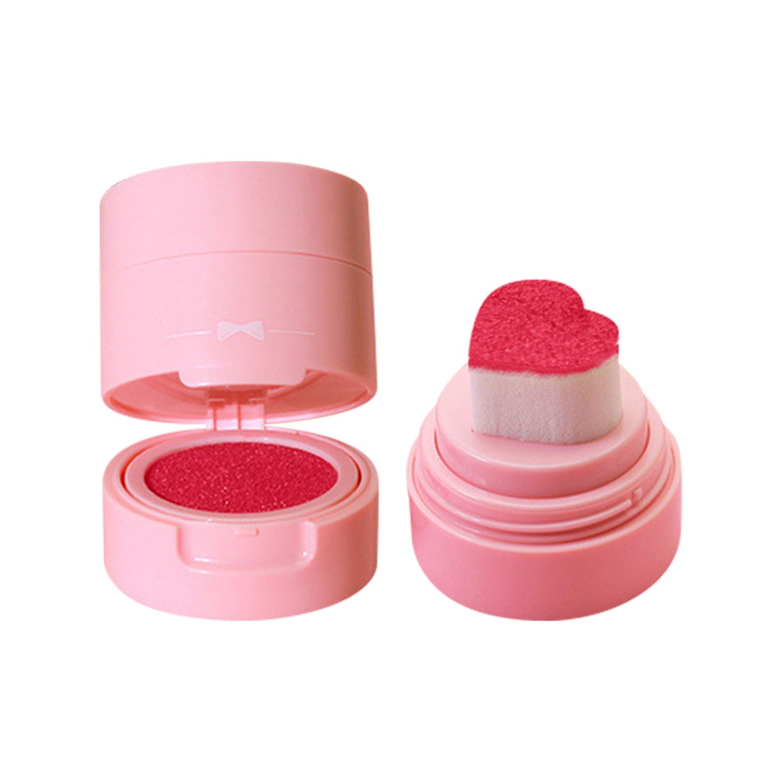 blush for cheeks 6 Color Love Air Cushion Seal Powder Blusher Velvet ...