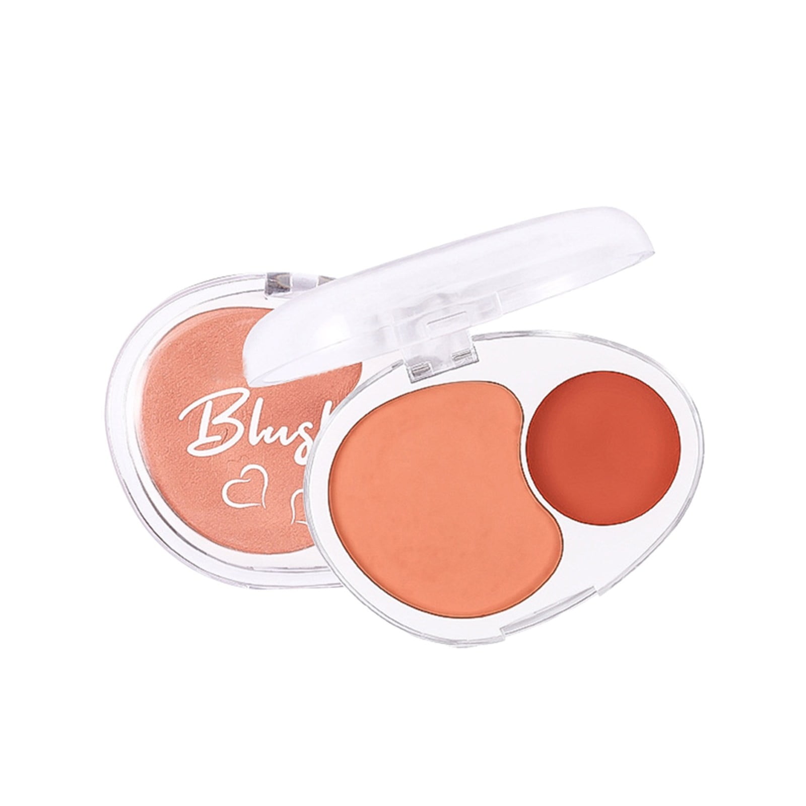 blush makeup Double Powder Blusher Mud Soft Waxy Feeling Slimming ...