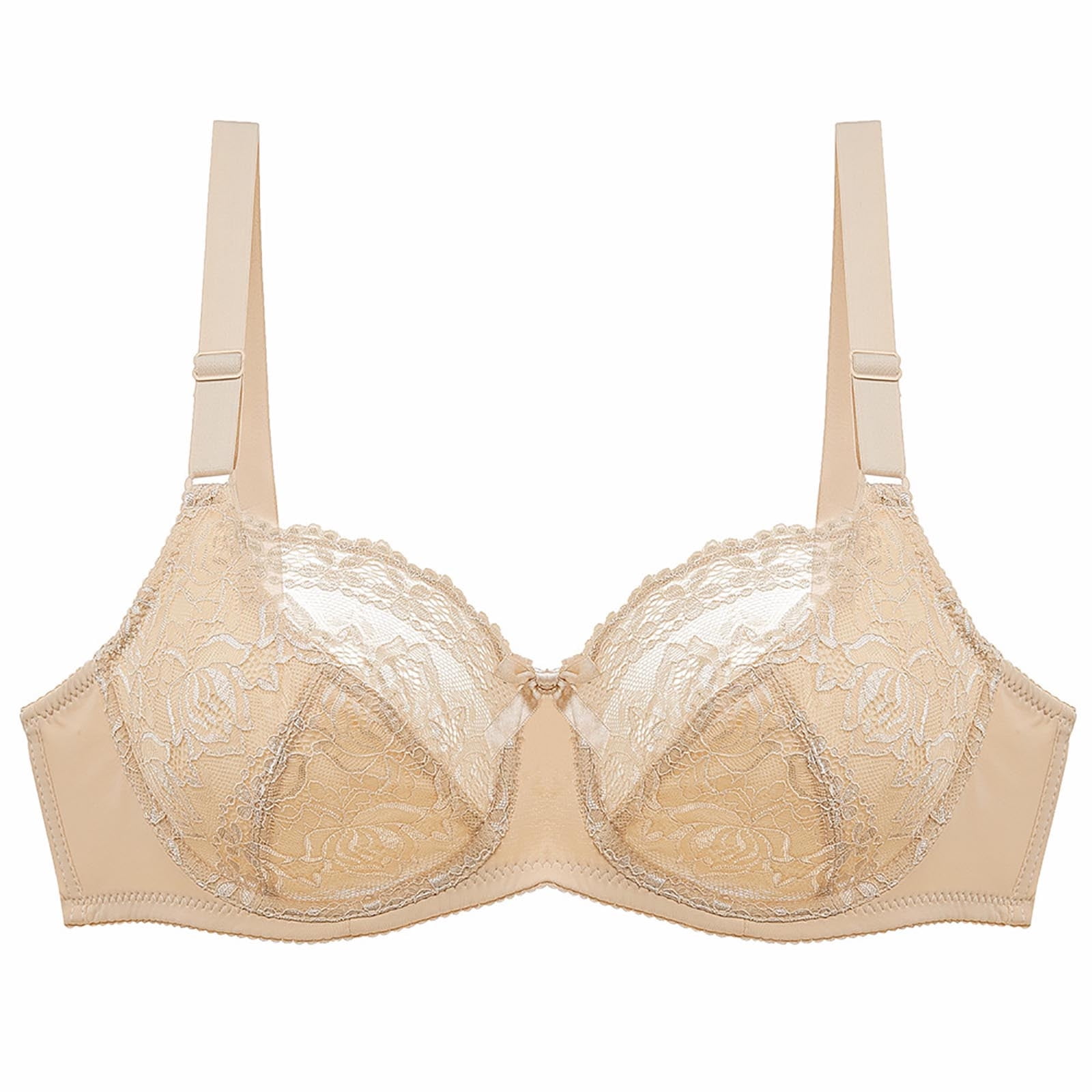 bnaln Bras for Women Wireless Air Bralettes Lace V Neck Underwear ...