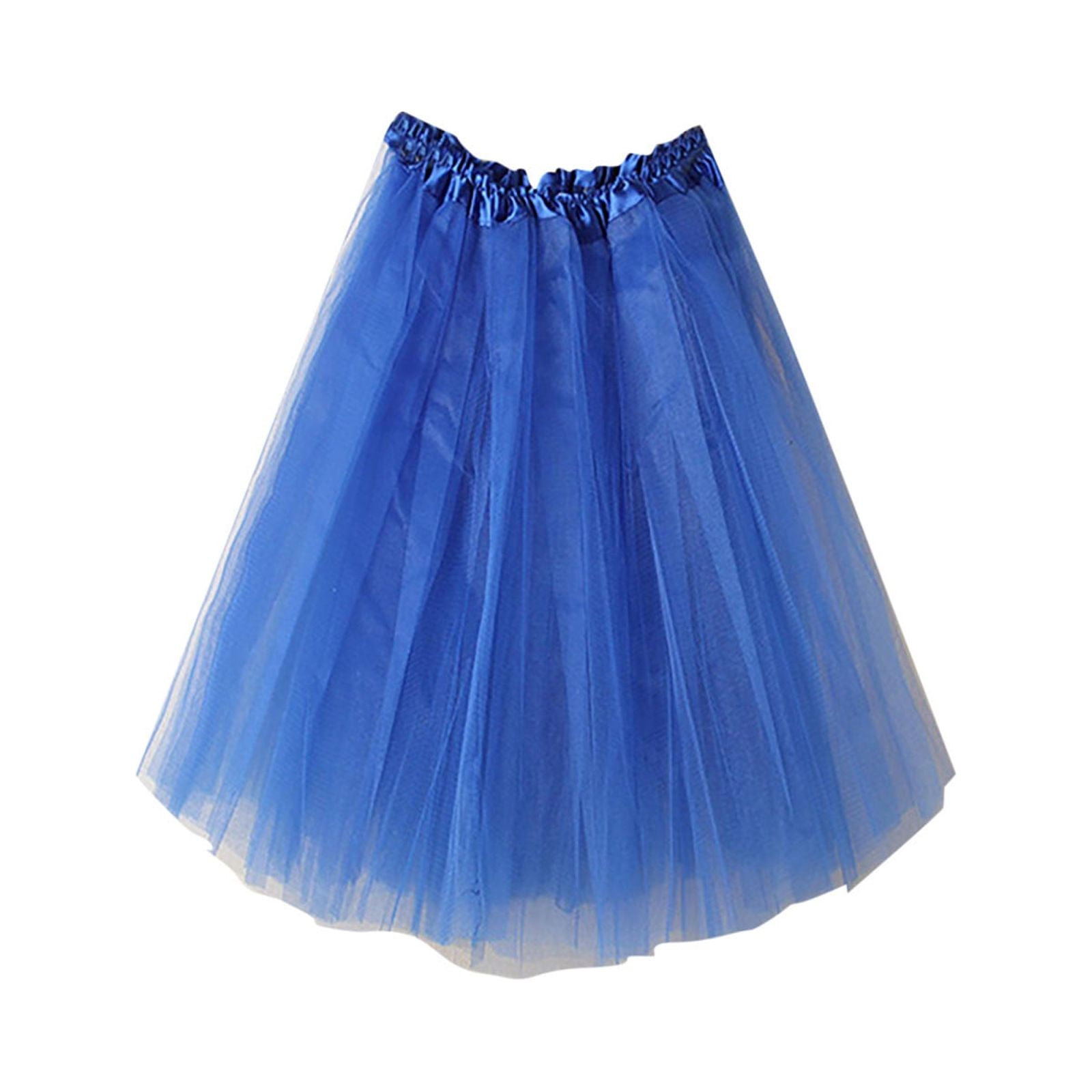 bnaln Women's Tutu Skirts Fancy Dress Puffy Tutu Tulle Skirts Cosplay ...