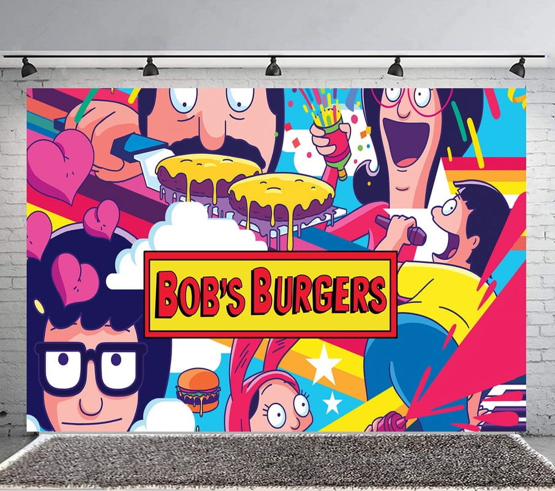 bobs burgers Backdrop Banner Party Supplies Poster Movie Theme ...