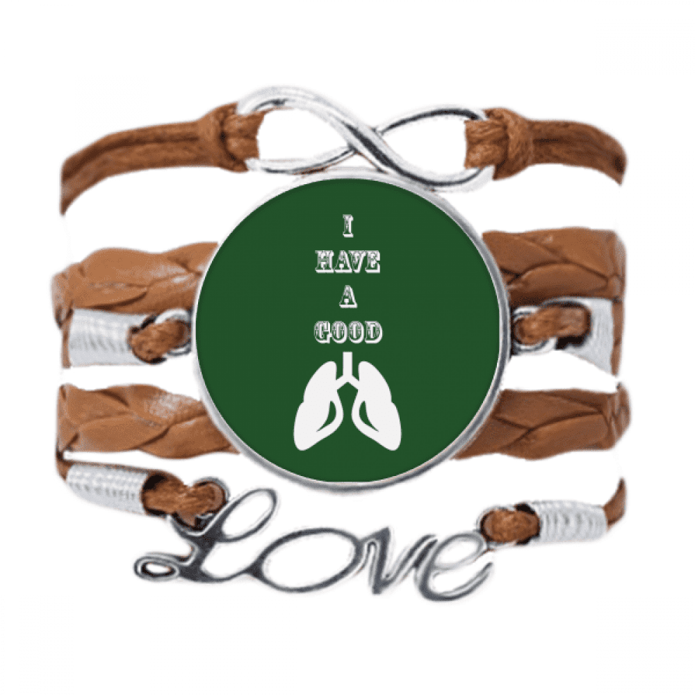 body lungs breathing lucky bracelet chain ornament wristband - Walmart.com