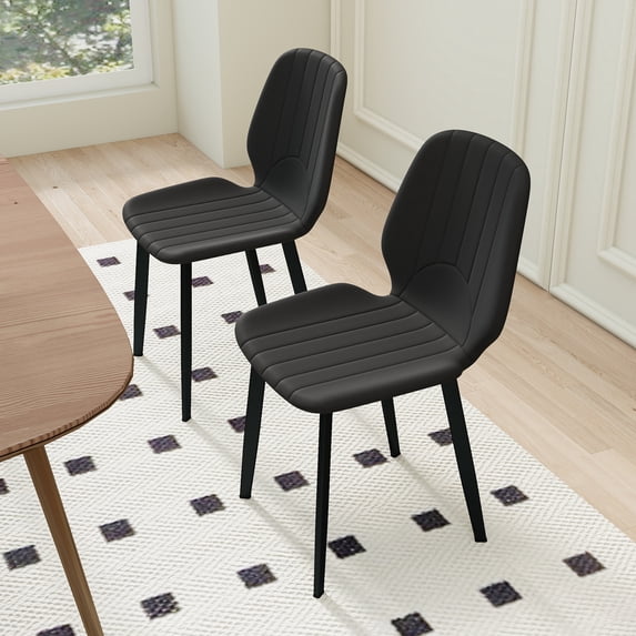 bokifol Dining Chairs Set of 2,Upholstered Kitchen Chairs,Comfortable ...