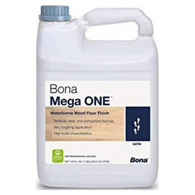 Bona Mega One Satin - Fast Drying, High Build Wood Floor Care Solution ...