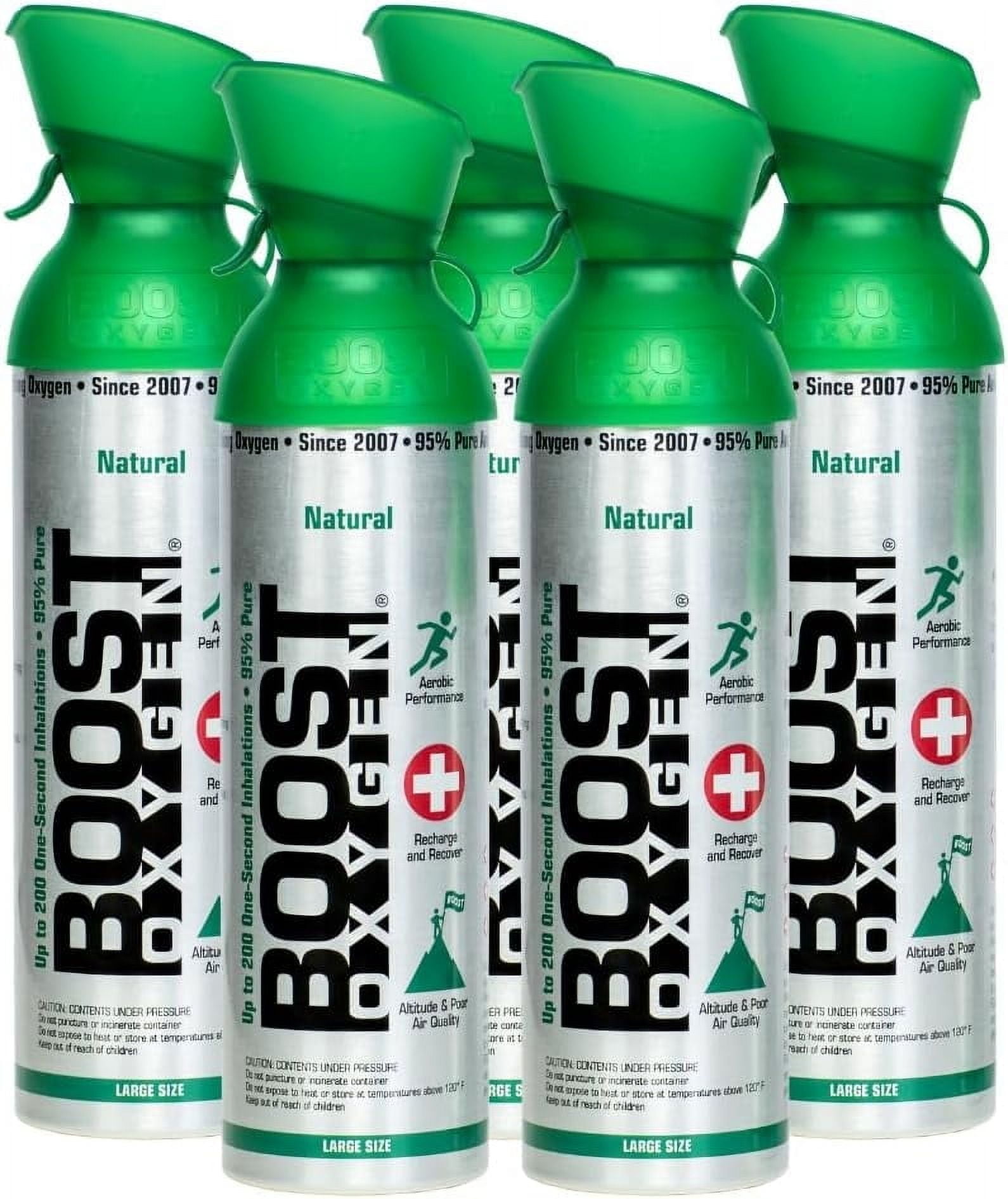 boo//st Oxygen Supplemental Oxygen to Go | All-Natural Respiratory ...