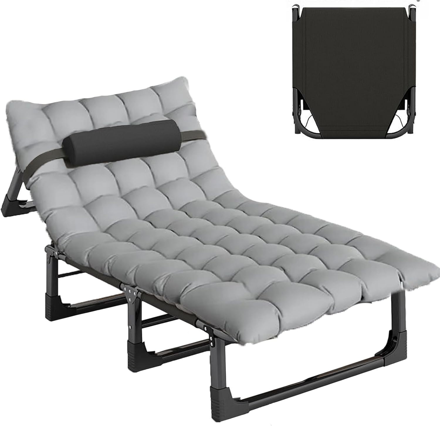 bop Portable Folding Camping Cot, Adjustable 4-Position Adults ...