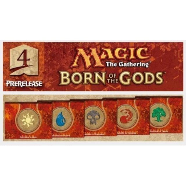 Magic The Gathering Born Of The Gods Pre-Release Pack-All Five Colors ...