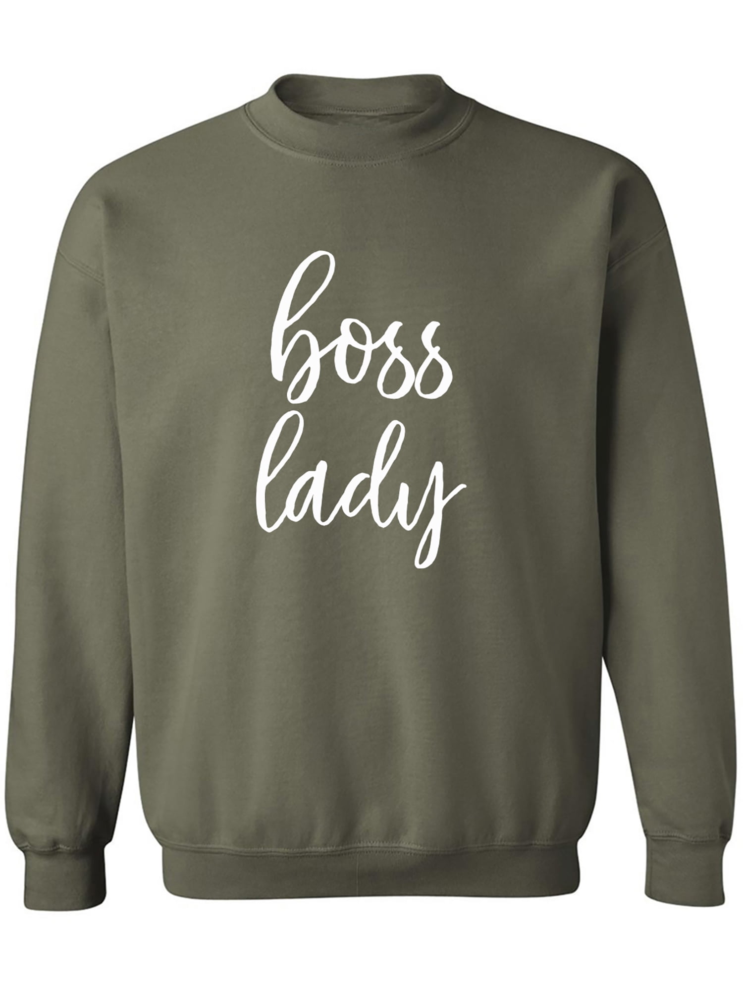 boss lady Crewneck Sweatshirt - Walmart.com