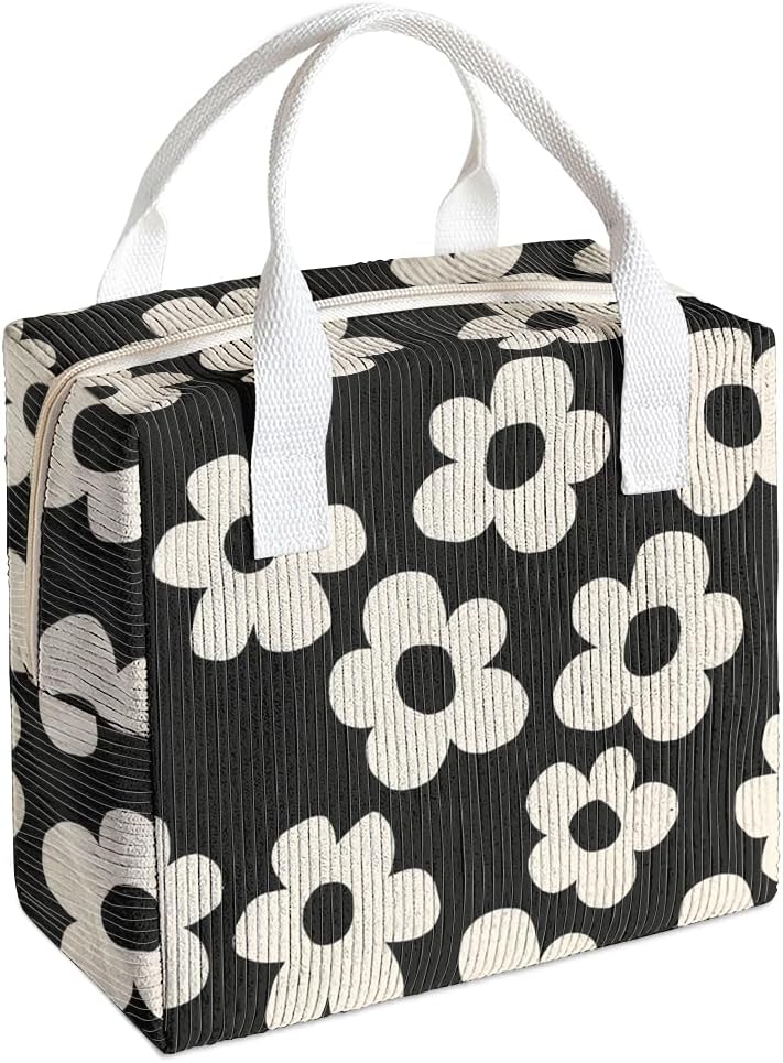 bow lunch box for women and men,insulated fabric lunchbag for work ...