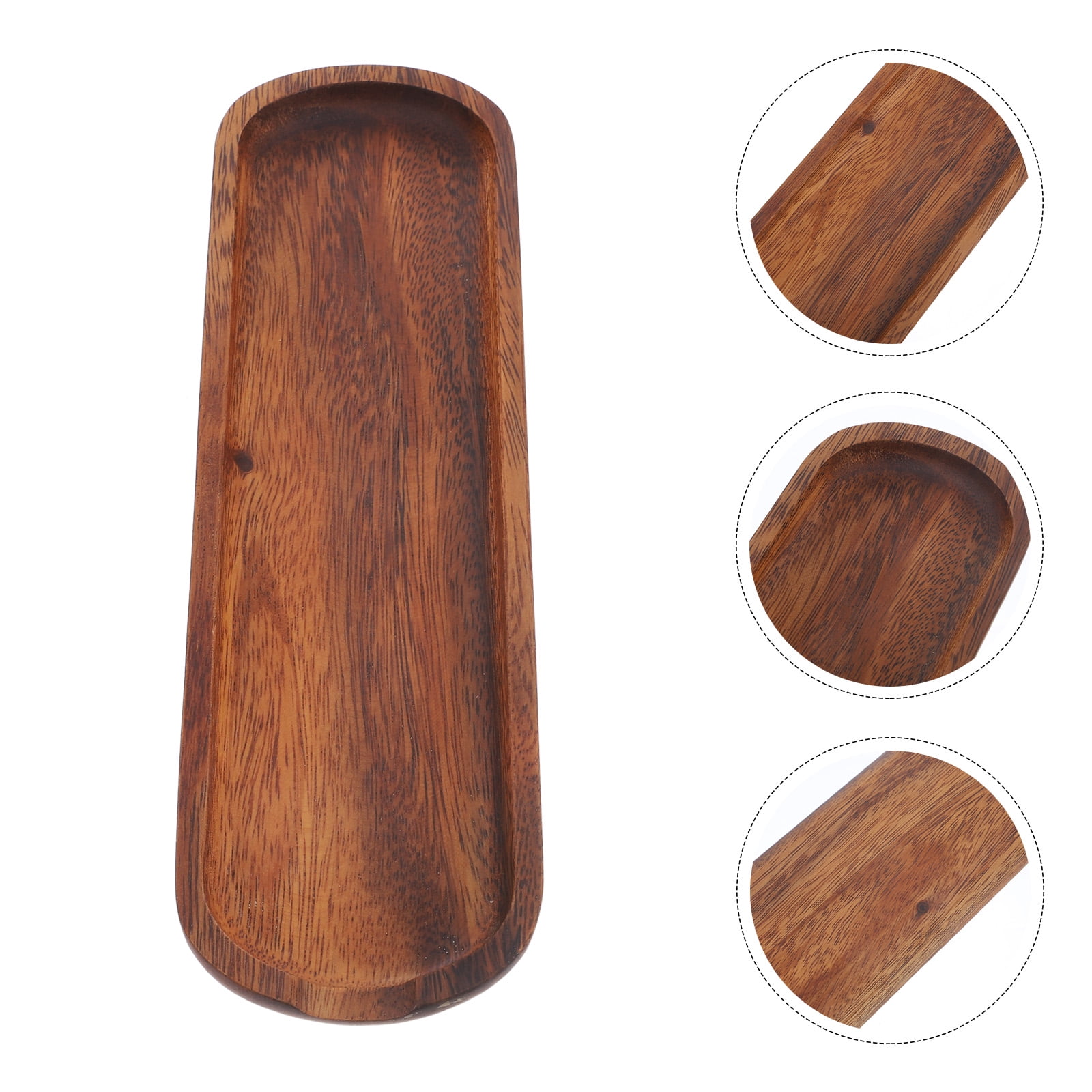 bowl Rustic Wooden Bowls for Home Kitchen Use (11.81X3.23X0.79Inch ...