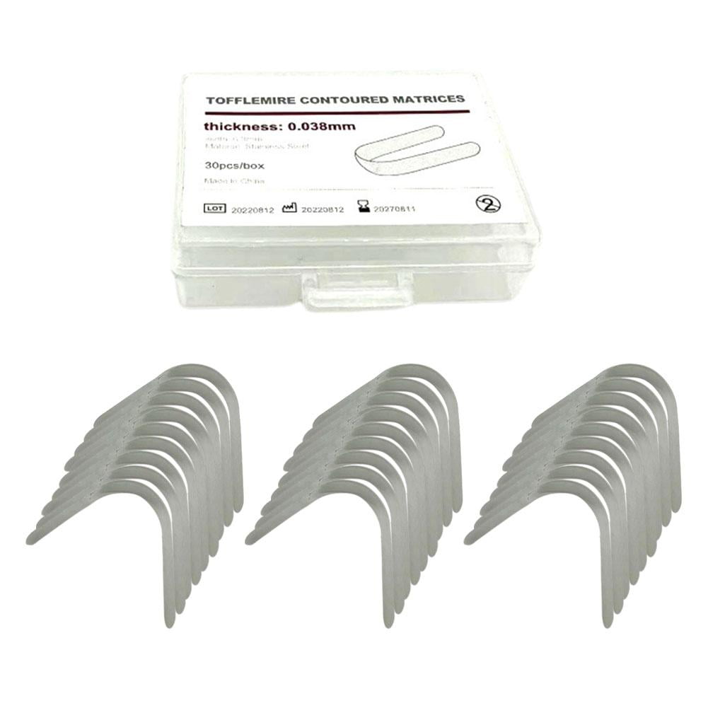/box Dental Metal Matrices Sectional Contoured Matrix Refills` Y0Z4 ...