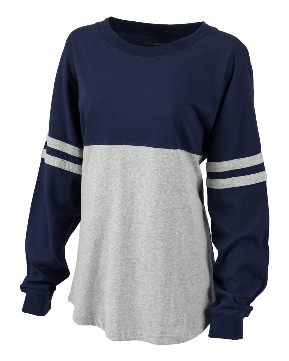Boxercraft BW3514 Women's Pom Pom Jersey-Navy/Oxford-S - Walmart.com