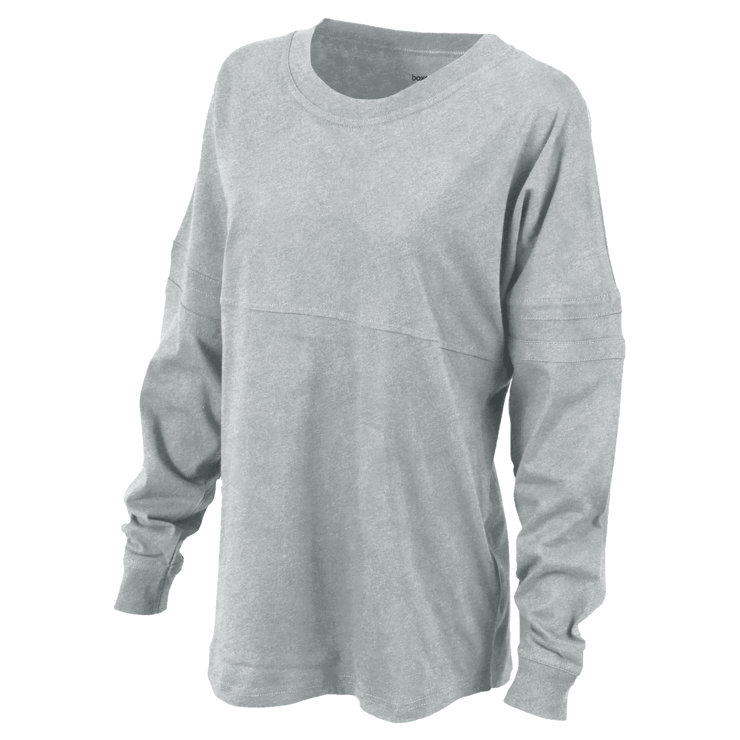 boxercraft Pom Pom Jersey Longsleeve Pullover for Women, Oxford Heather ...