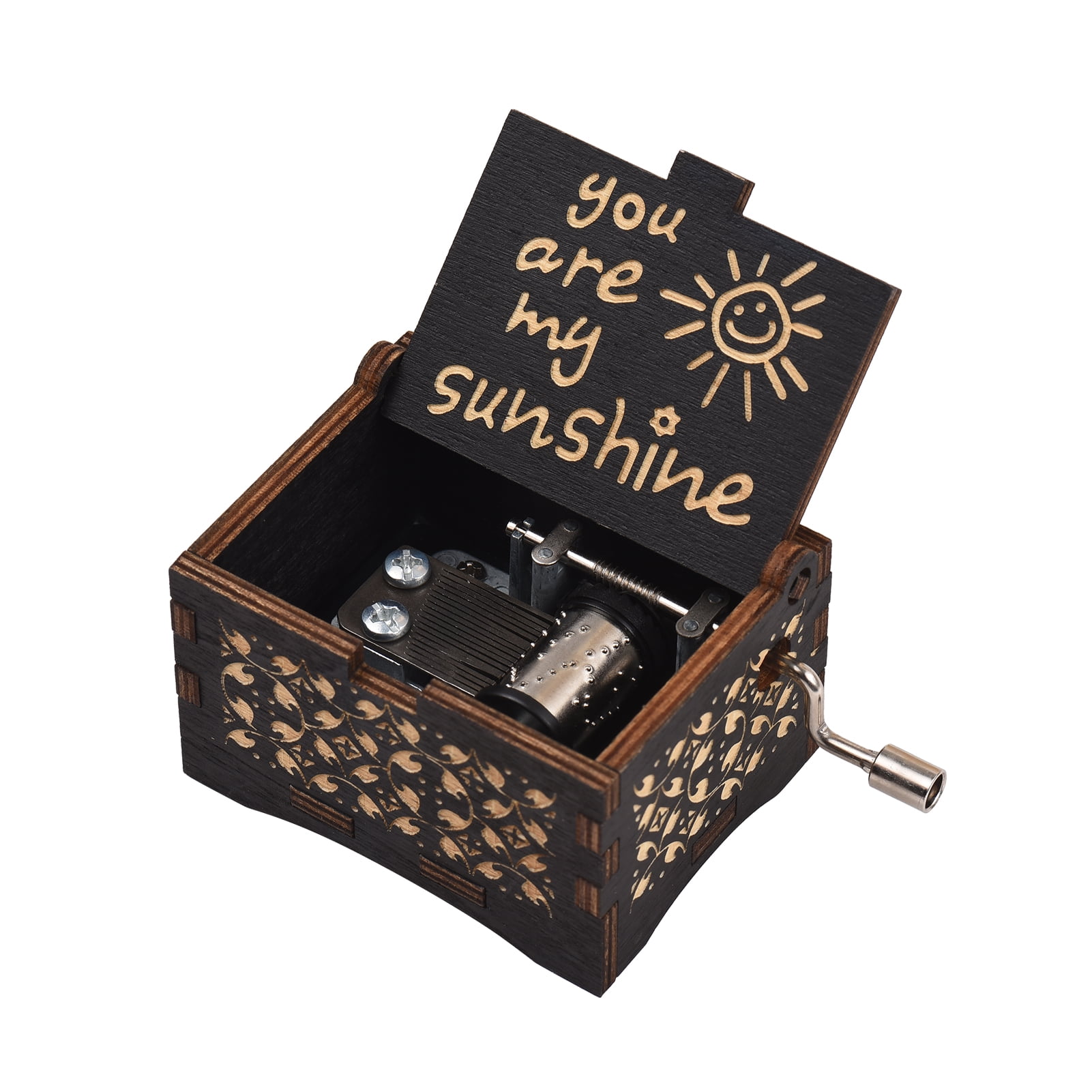 boxes,Musicbox Carved Wooden Birthday Musical With Melody Mum Dad Wife ...