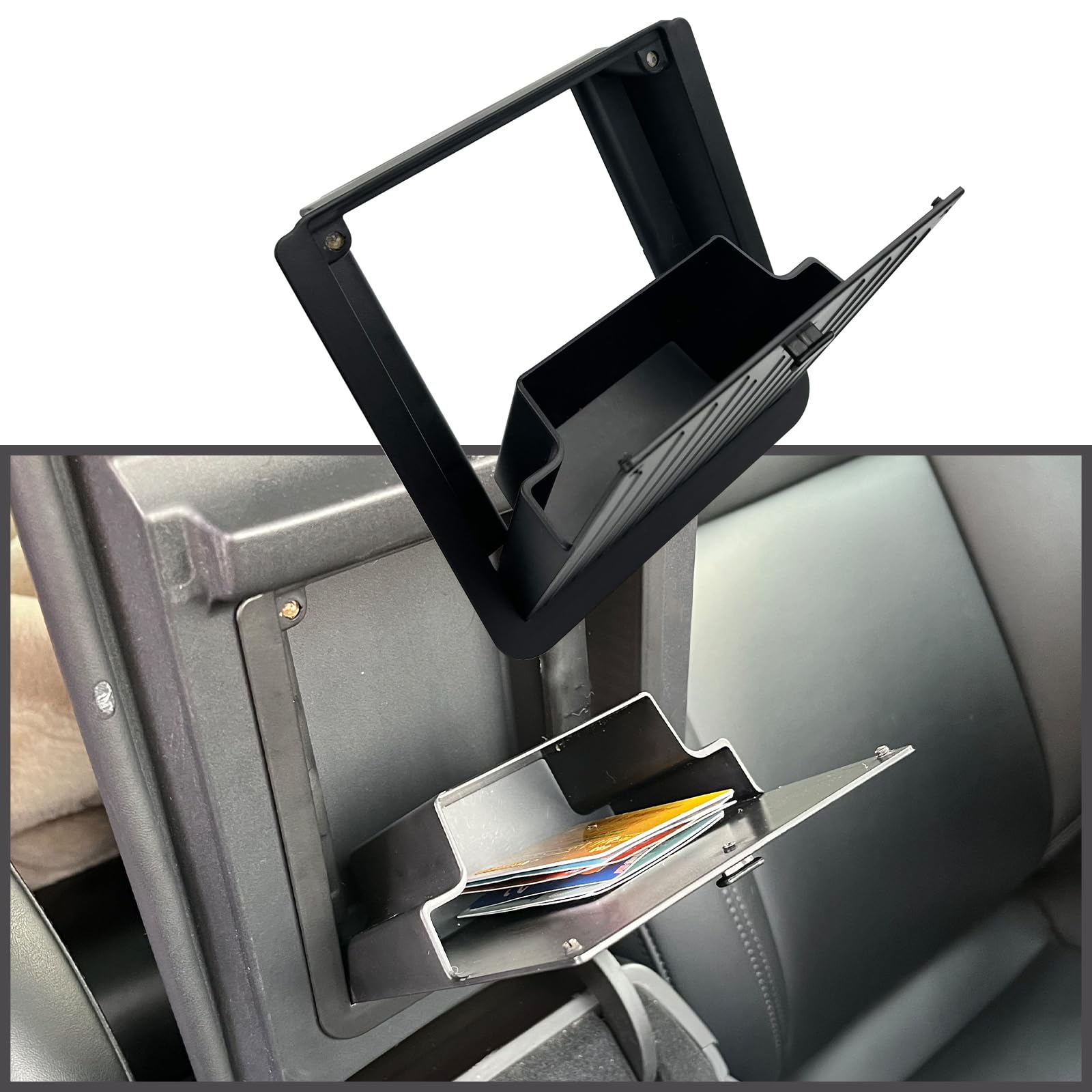 boxinchimei Tesla Model Y/3 Armrest Hidden Console Storage Box ...