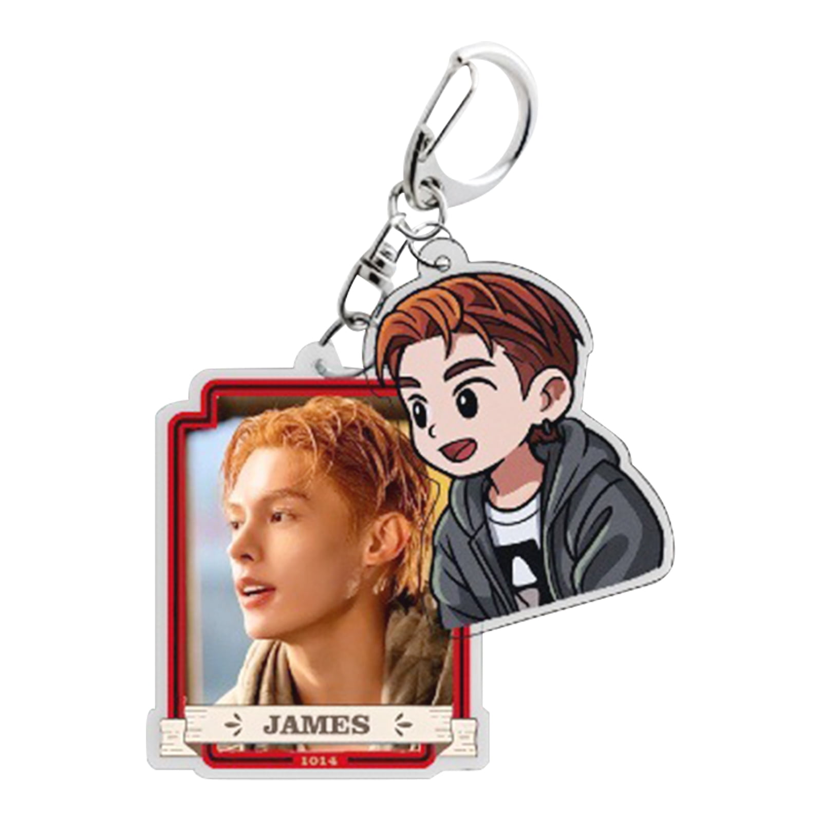 boys Star James Acrylic Keychain With Official Photo And Art ...